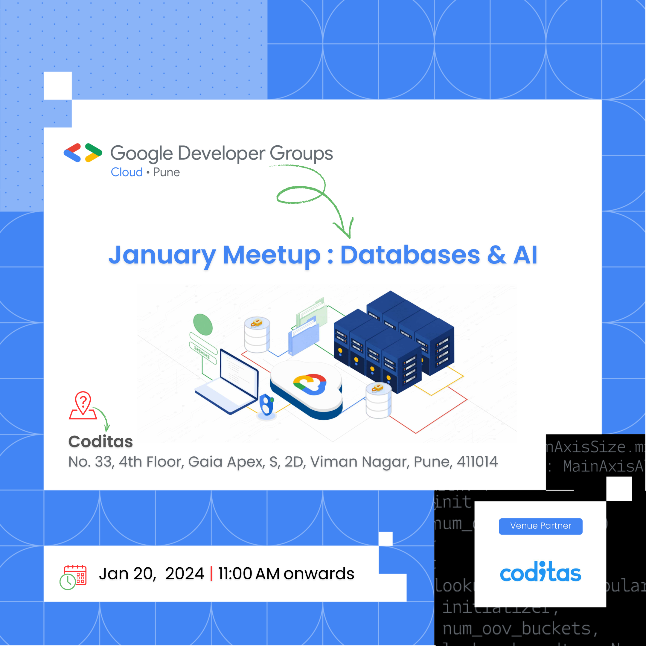 See January Meetup : Databases & AI at Google Developer Groups GDG Cloud Pune